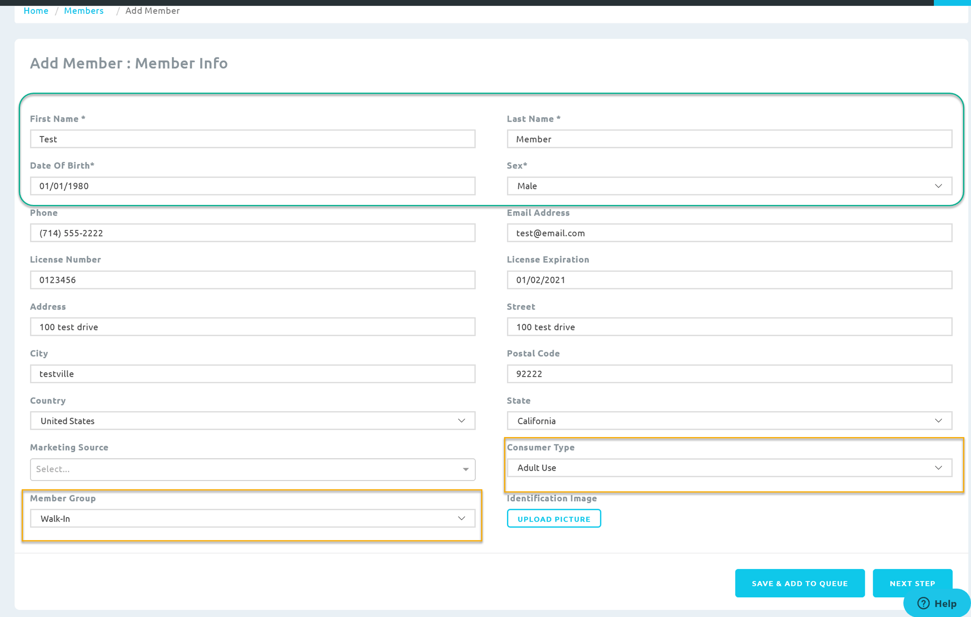 Retail | How to Add a Member